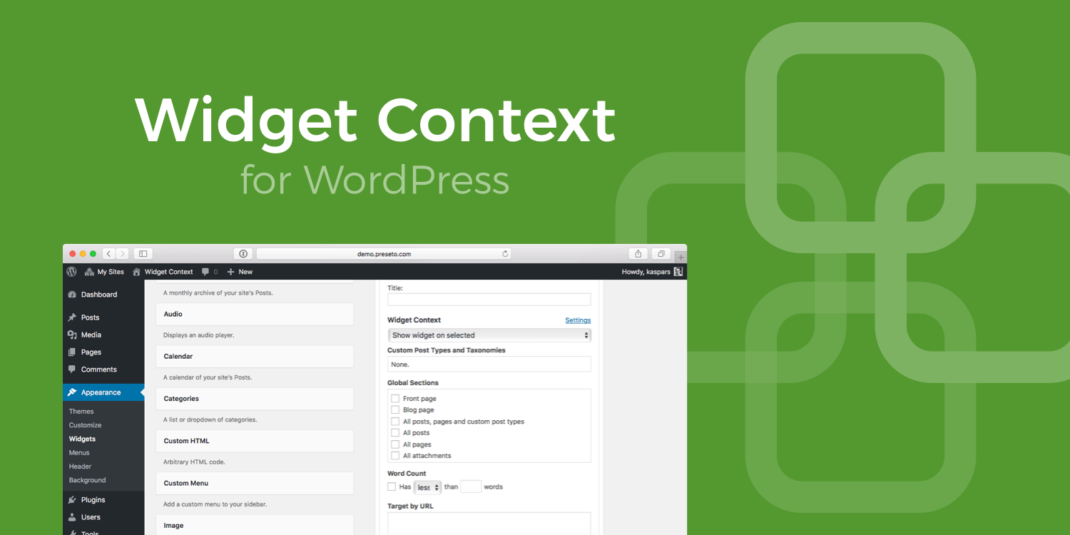 Widget Context 🚀 PRO — Widget Context